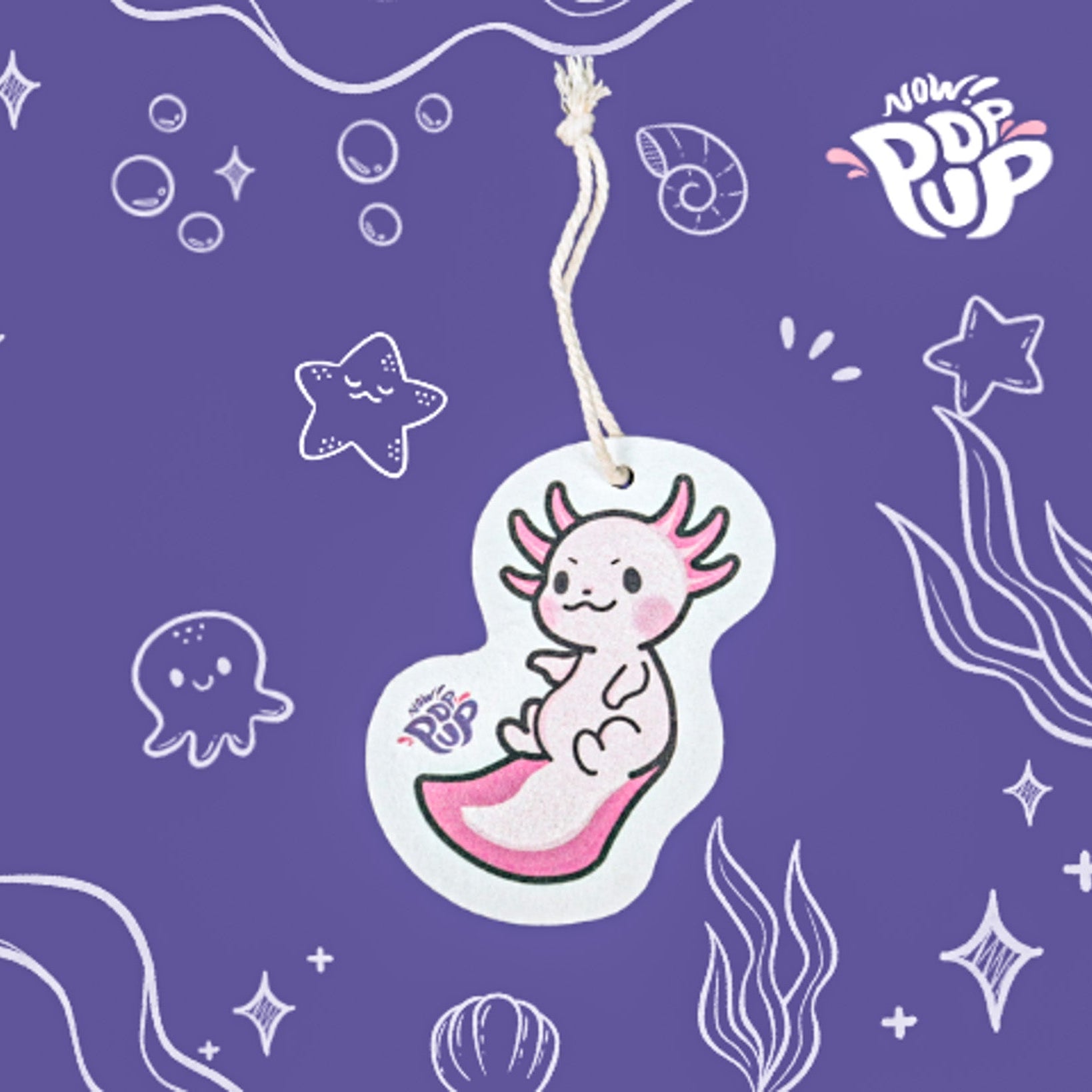Baby Axolotl – Pop Up Sponge – Plantish