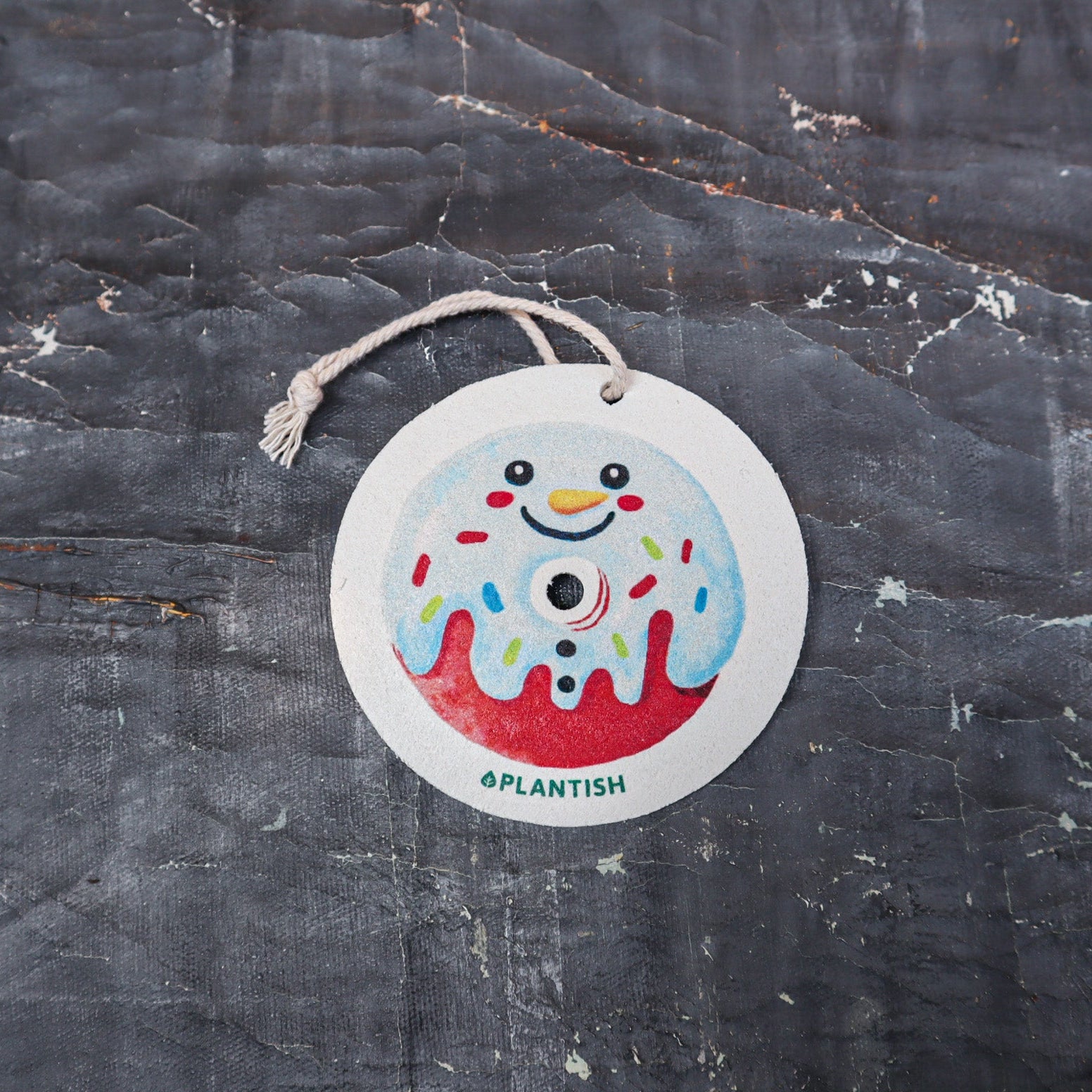 Snowman Donut - Pop up Sponge (Holiday Exclusive) – Plantish